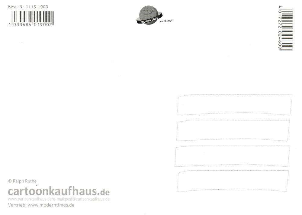 Postkarte Ralph Ruthe "Ach, komm!"